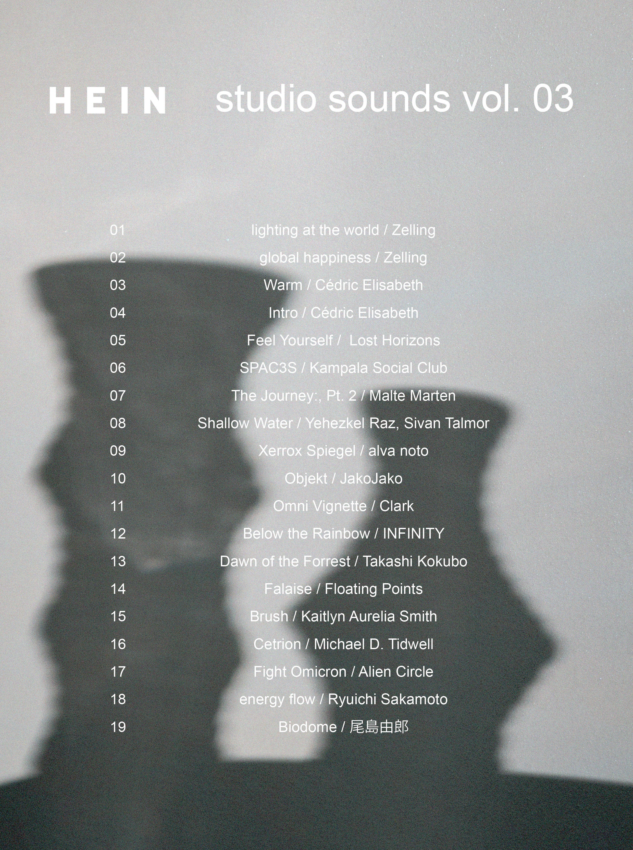 Studio Sounds Vol. 03 – HEIN STUDIO