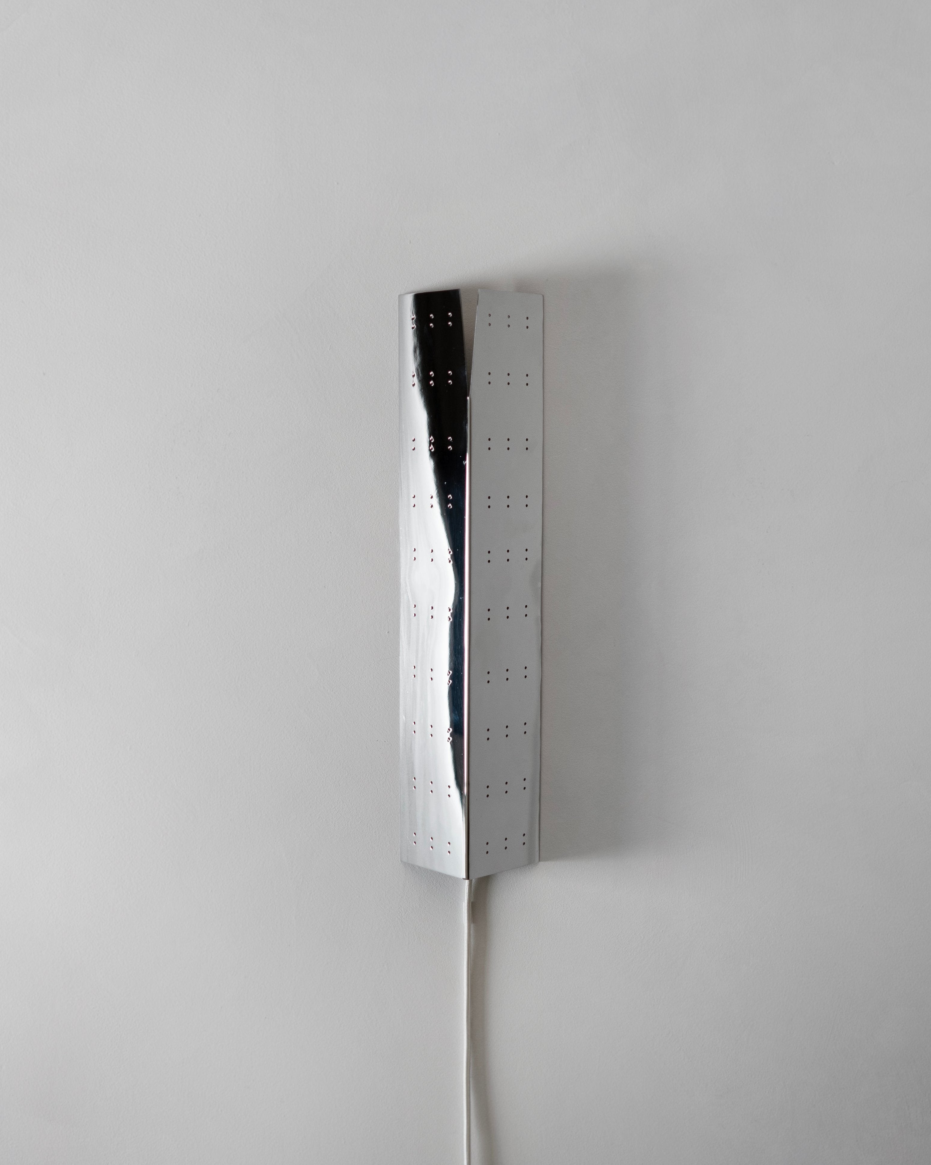 May Wall Lamp - Polished Steel – HEIN STUDIO